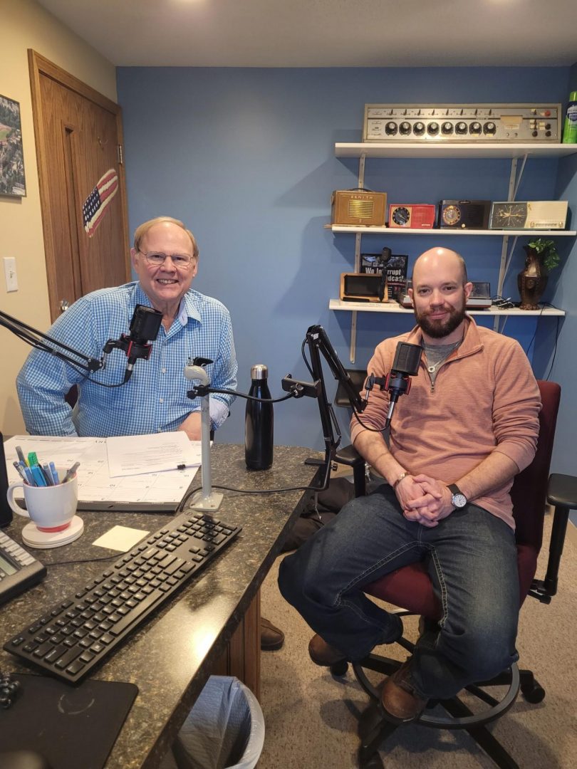 Monmouth Mayor Rod Davies, City Communications Director Ken Helms ...