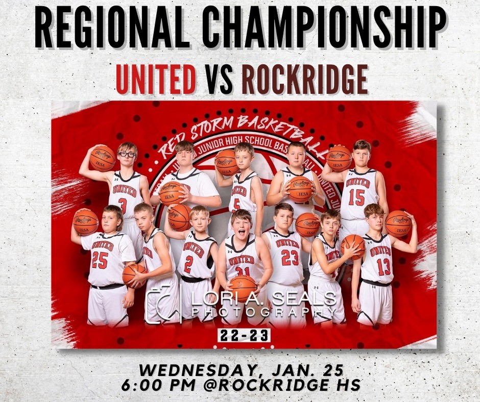 United Jr. High 7th Grade Boys Basketball Match-Up Against Rockridge in ...