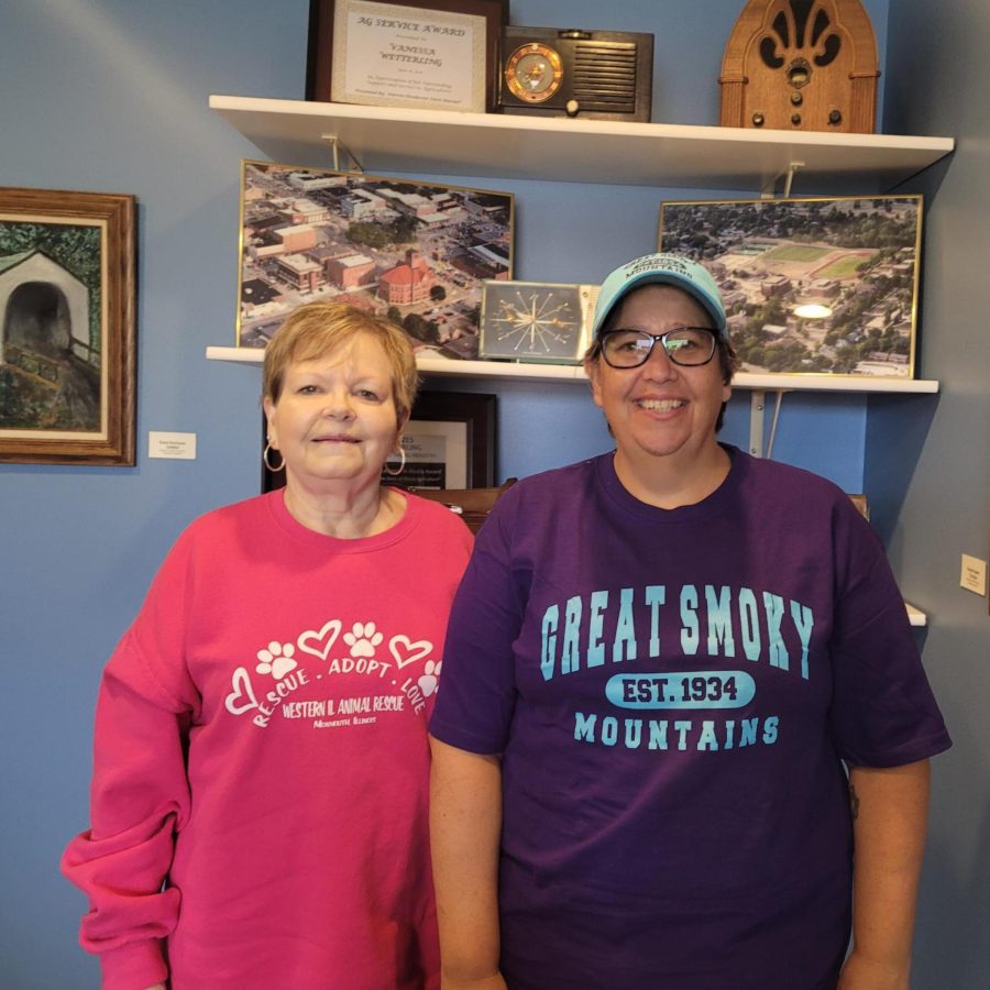Western Illinois Animal Rescue Treasurer Jan Helms and Board Member ...