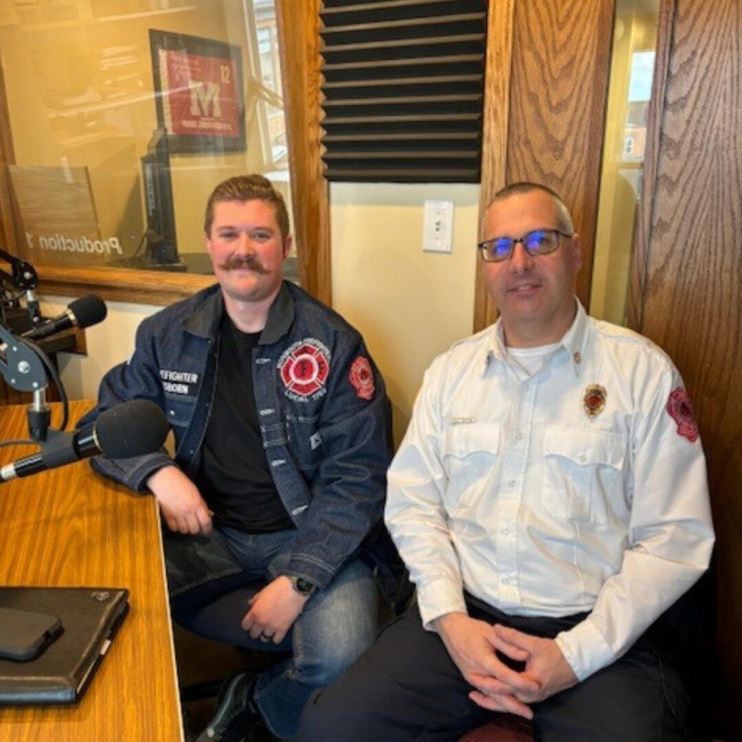 Monmouth Fire Department Chief Casey Rexroat and Firefighter Tyler ...