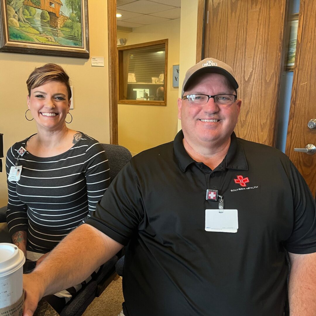 Founder of Solvera Health Phil Caplis and Chief Operating Officer Robin ...