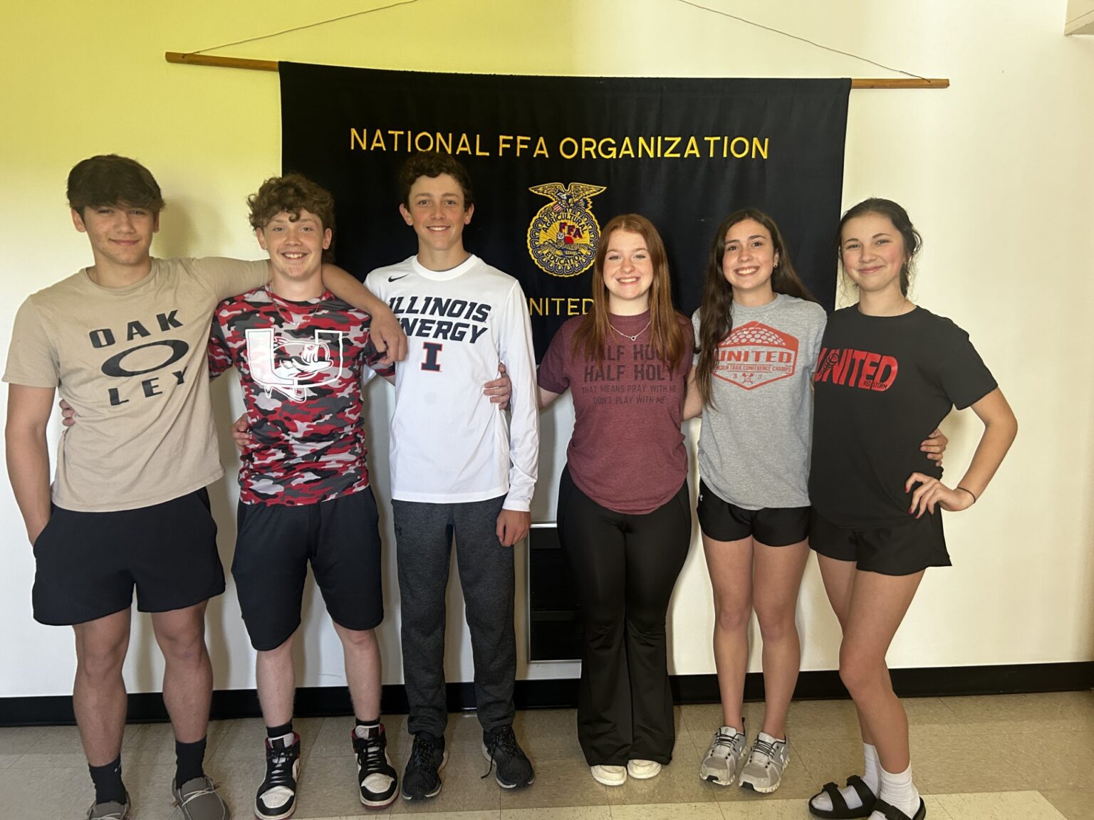2024-25 United FFA Officer Team | Prairie Communications, LLC