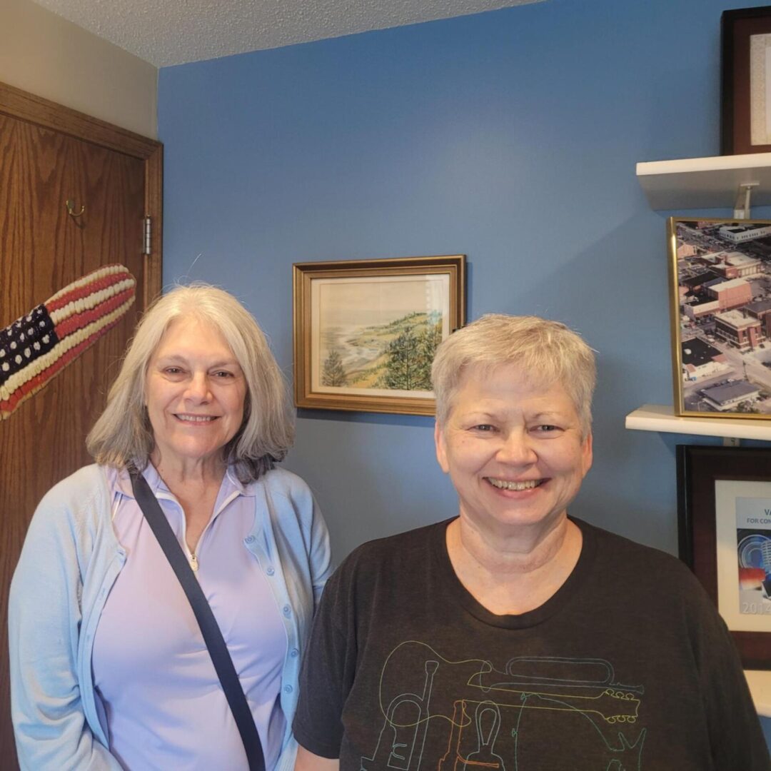 Joy Boostrom and Cathy Sheagren with the First United Methodist Church ...