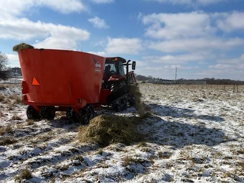 New Vertical Mixer Arrives at University Farm | Prairie Communications, LLC