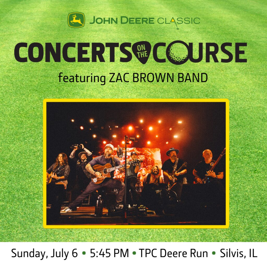 Zac Brown Band Headlines 2025 John Deere Classic | Prairie ...