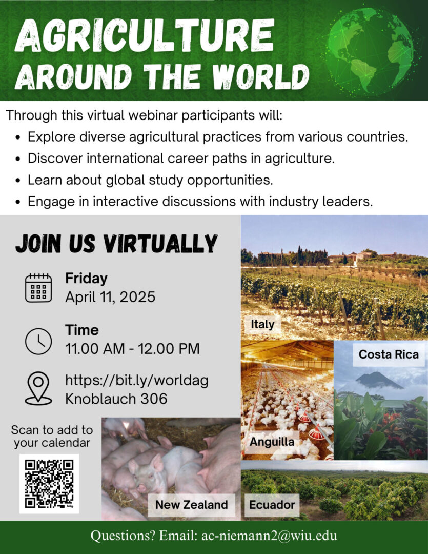 Agriculture Around the World Webinar on April 11 | Prairie ...