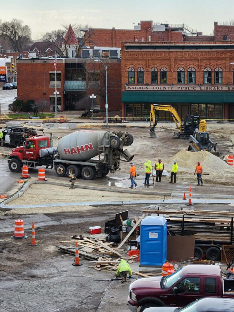 Use Caution as Construction Continues Around Monmouth's Downtown Square ...