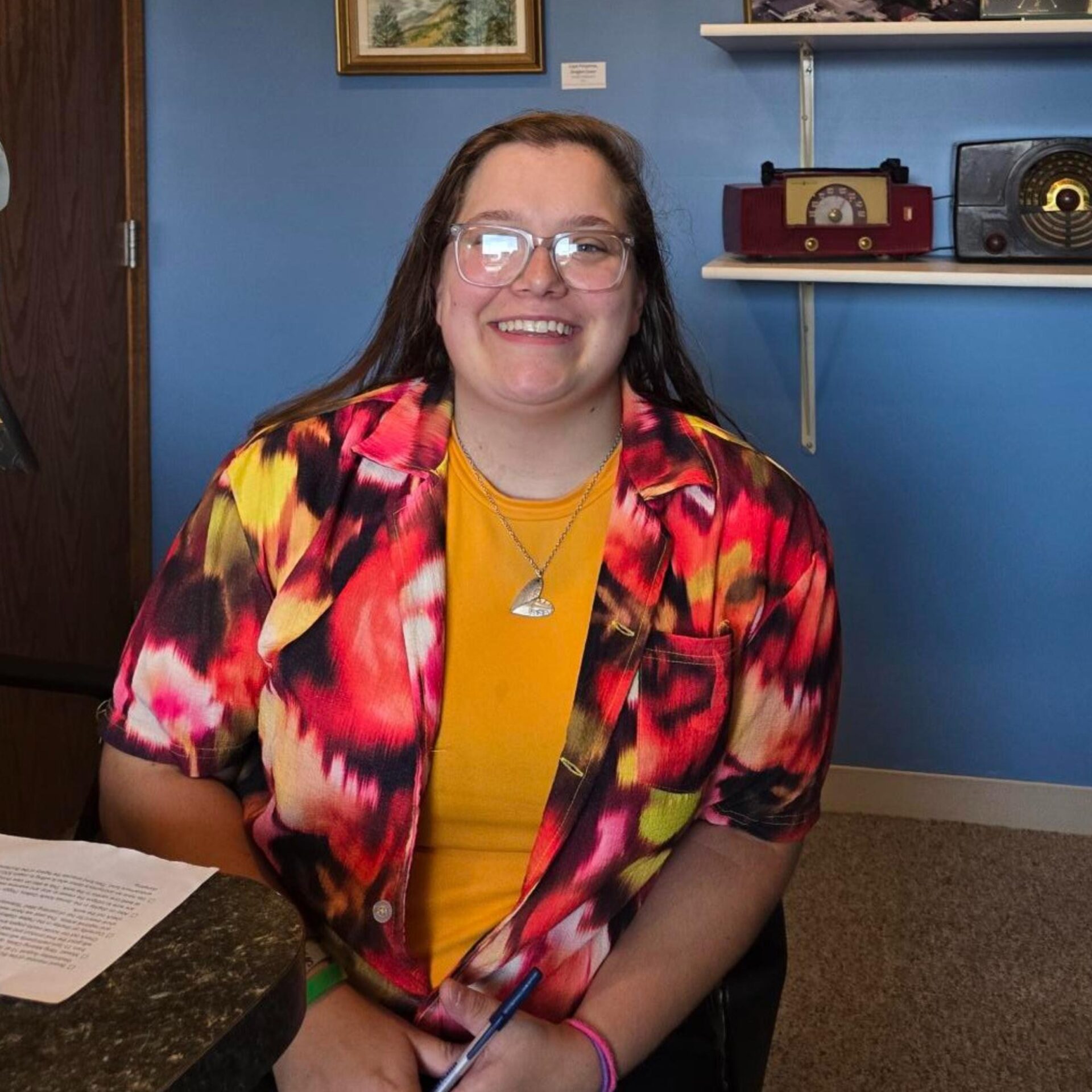 Buchanan Center for the Arts Program Coordinator Rebecca Quick ...