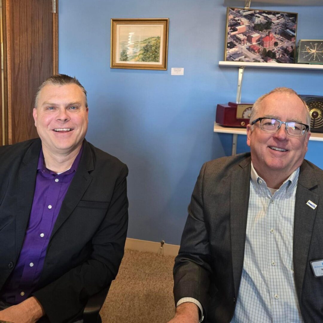 McDonough District Hospital CEO Bill Murdock & Vice President of ...